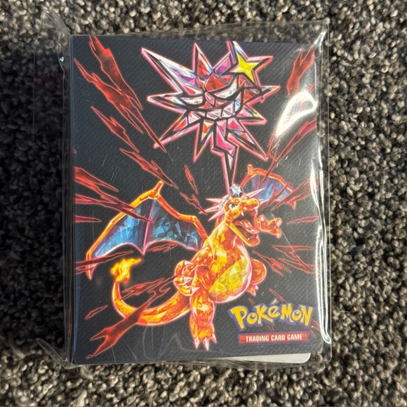 Pokemon | Toys | Pokemon Mini Portfolio Binder Terastal Charizard New ...